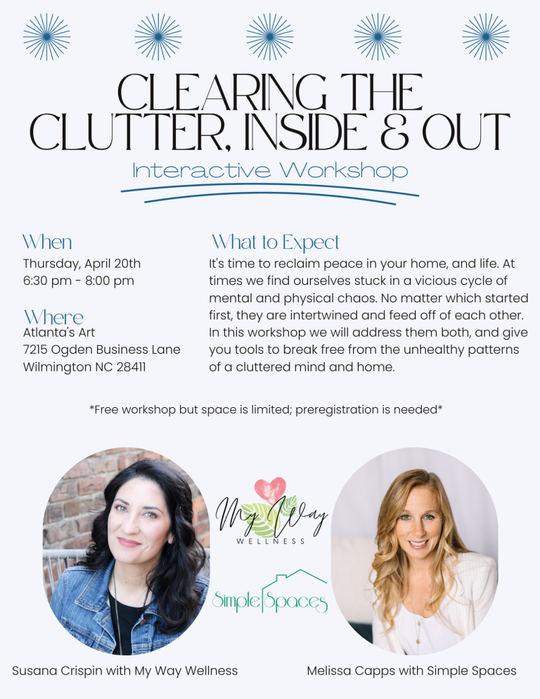 Clearing the Clutter, Inside and Out - Get Simple Spaces